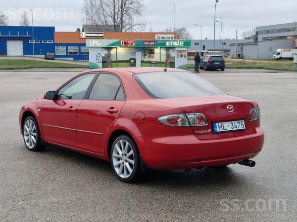Sarkans Mazda 6 2008 Valmiera, ar dzinēja tilpumu 2.30 L un nobraukumu 204 tūkst. km par 1700 €, foto 5 vietnē AUTOMOTO.COM.LV