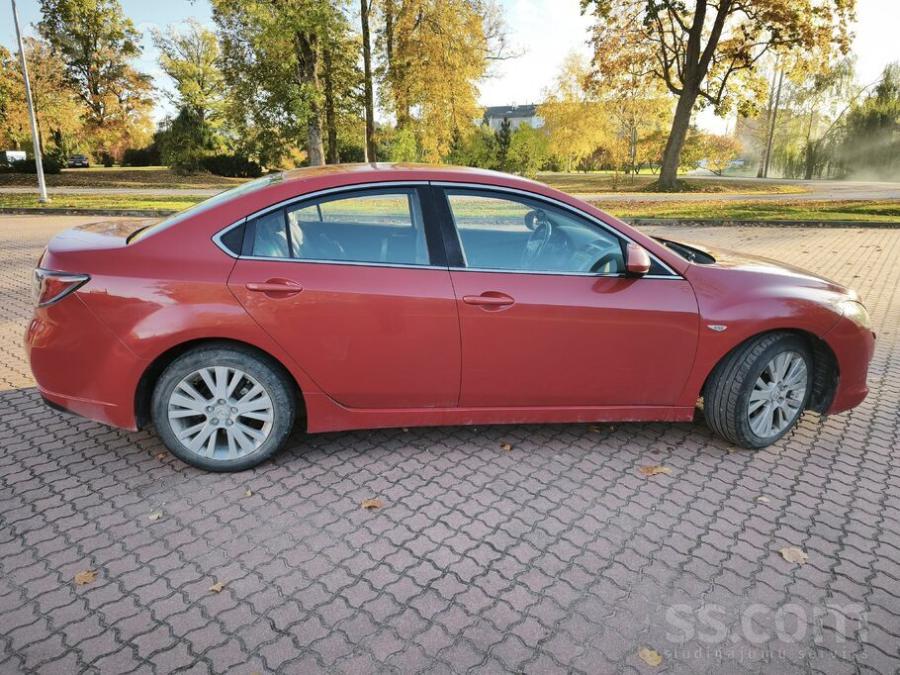 Red Mazda 6 2008 in Rezekne, with an engine capacity of 2.00 L and mileage of 200 thousand km for 1200 €, photo 5 on AUTOMOTO.COM.LV