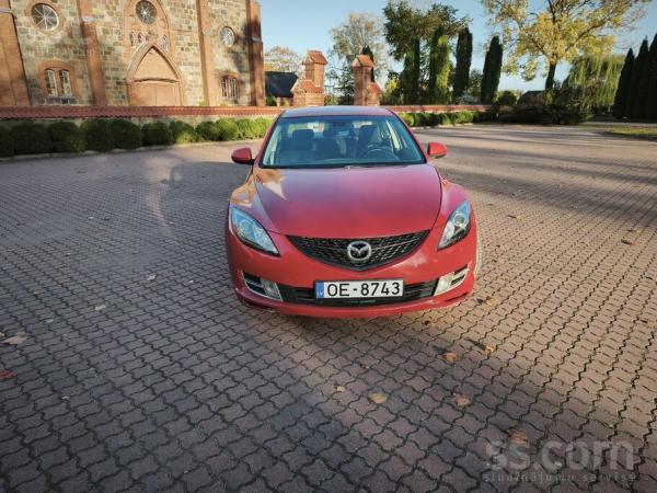 Sarkans Mazda 6 2008 Rēzekne, ar dzinēja tilpumu 2.00 L un nobraukumu 200 tūkst. km par 1200 €, foto 3 vietnē AUTOMOTO.COM.LV