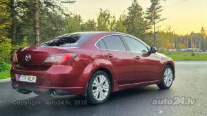 Sarkans Mazda 6 2008 Tallina, ar dzinēja tilpumu 2.00 L un nobraukumu 200 tūkst. km par 2999 €, foto  vietnē AUTOMOTO.COM.LV