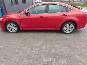Sarkans Mazda 6 2009 Kauņa, ar dzinēja tilpumu 2.18 L un nobraukumu 239 tūkst. km par 1100 €, foto 3 vietnē AUTOMOTO.COM.LV