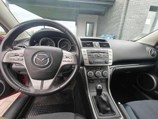 Sarkans Mazda 6 2009 Kauņa, ar dzinēja tilpumu 2.18 L un nobraukumu 239 tūkst. km par 1100 €, foto 4 vietnē AUTOMOTO.COM.LV