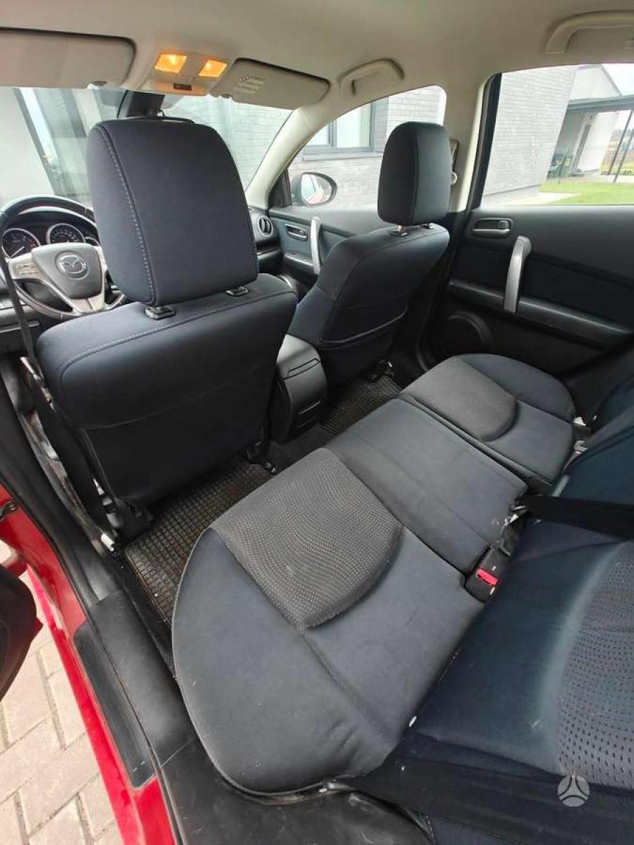 Sarkans Mazda 6 2009 Kauņa, ar dzinēja tilpumu 2.18 L un nobraukumu 239 tūkst. km par 1100 €, foto 6 vietnē AUTOMOTO.COM.LV