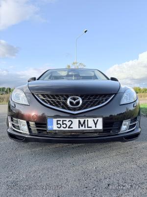 Sarkans Mazda 6 2009 Tallina, ar dzinēja tilpumu 2.00 L un nobraukumu 155 tūkst. km par 1800 €, foto  vietnē AUTOMOTO.COM.LV
