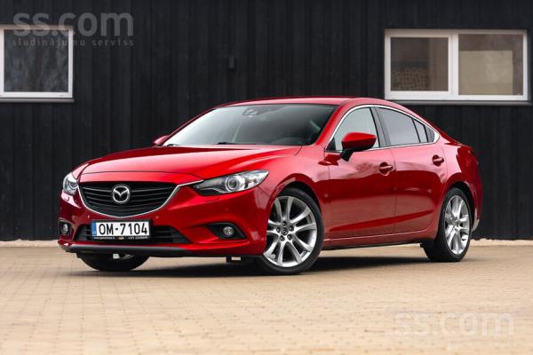 Red Mazda 6 2013 in Jelgava, with an engine capacity of 2.00 L and mileage of 128 thousand km for 9900 €, photo 1 on AUTOMOTO.COM.LV