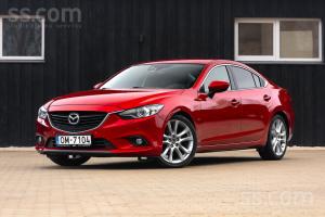 Sarkans Mazda 6 2013 Jelgava, ar dzinēja tilpumu 2.00 L un nobraukumu 128 tūkst. km par 9900 €, foto  vietnē AUTOMOTO.COM.LV