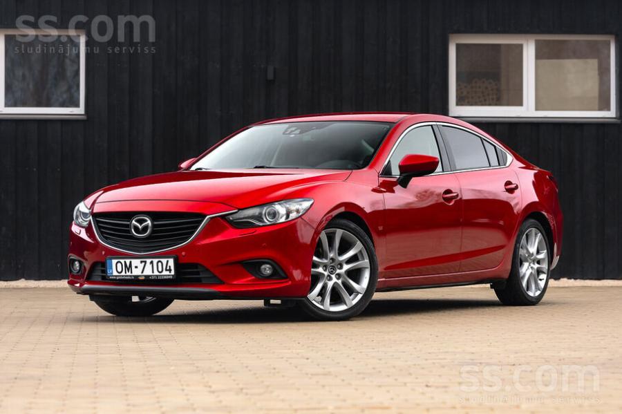 Red Mazda 6 2013 in Jelgava, with an engine capacity of 2.00 L and mileage of 128 thousand km for 9900 €, photo 1 on AUTOMOTO.COM.LV