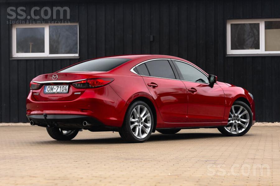 Red Mazda 6 2013 in Jelgava, with an engine capacity of 2.00 L and mileage of 128 thousand km for 9900 €, photo 6 on AUTOMOTO.COM.LV