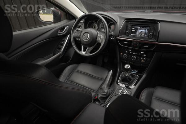 Red Mazda 6 2013 in Jelgava, with an engine capacity of 2.00 L and mileage of 128 thousand km for 9900 €, photo 7 on AUTOMOTO.COM.LV