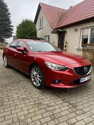 Red Mazda 6 2013 in Druskininkai, with an engine capacity of 2.20 L and mileage of 254 thousand km for 2400 €, photo  on AUTOMOTO.COM.LV