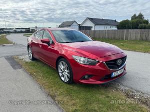 Sarkans Mazda 6 2013 Tallina, ar dzinēja tilpumu 2.20 L un nobraukumu 301 tūkst. km par 6499 €, foto  vietnē AUTOMOTO.COM.LV
