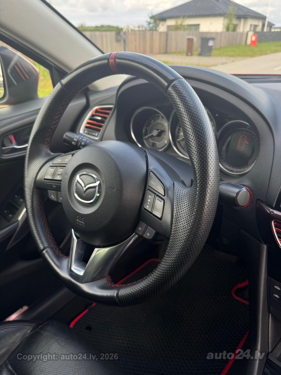 Sarkans Mazda 6 2013 Tallina, ar dzinēja tilpumu 2.20 L un nobraukumu 301 tūkst. km par 6499 €, foto 10 vietnē AUTOMOTO.COM.LV