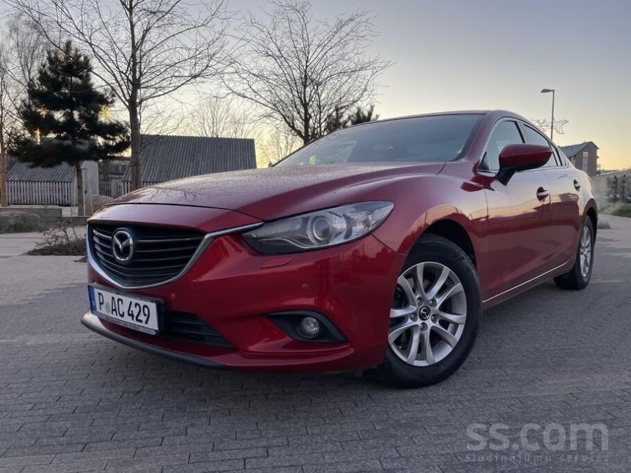 Red Mazda 6 2014 in Riga, with an engine capacity of 2.20 L and mileage of 227 thousand km for 5650 €, photo 4 on AUTOMOTO.COM.LV