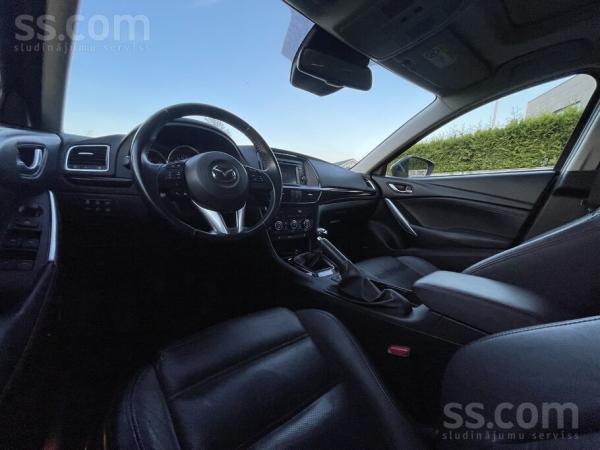 Sarkans Mazda 6 2014 Rīga, ar dzinēja tilpumu 2.20 L un nobraukumu 227 tūkst. km par 5650 €, foto 6 vietnē AUTOMOTO.COM.LV