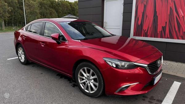 Sarkans Mazda 6 2015 Kauņa, ar dzinēja tilpumu 2.19 L un nobraukumu 150 tūkst. km par 8500 €, foto 1 vietnē AUTOMOTO.COM.LV