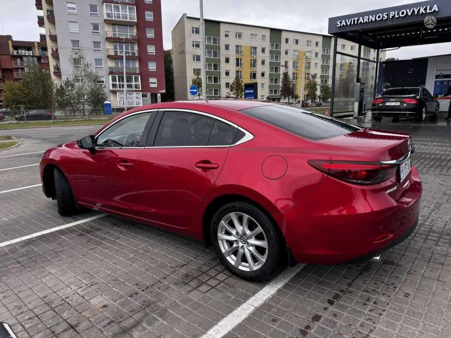 Red Mazda 6 2015 in Kaunas, with an engine capacity of 2.19 L and mileage of 150 thousand km for 8500 €, photo 5 on AUTOMOTO.COM.LV