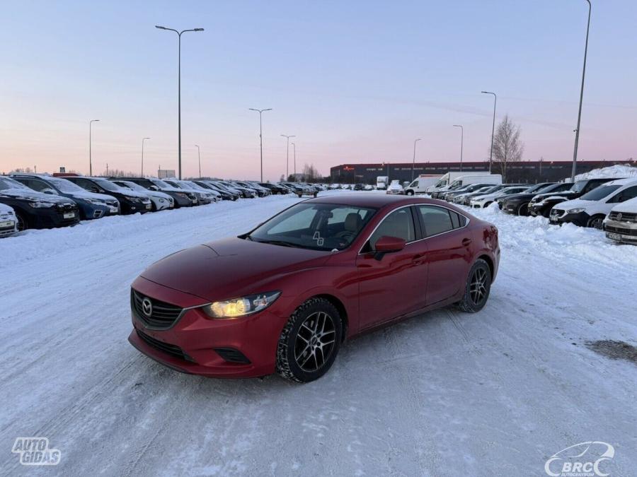 Sarkans Mazda 6 2016 Avižieniai, ar dzinēja tilpumu 2.50 L un nobraukumu 121 tūkst. km par 6500 €, foto 1 vietnē AUTOMOTO.COM.LV