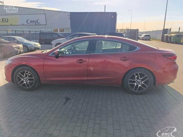Red Mazda 6 2016 in Avizieniai, with an engine capacity of 2.50 L and mileage of 126 thousand km for 4900 €, photo 2 on AUTOMOTO.COM.LV