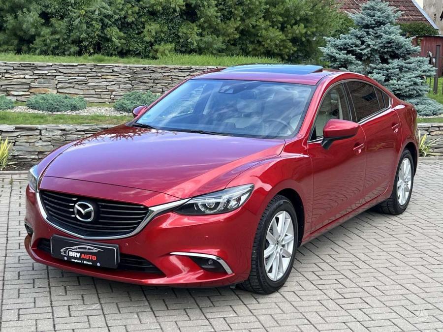 Sarkans Mazda 6 2016 Kėdainiai, ar dzinēja tilpumu 2.19 L un nobraukumu 197 tūkst. km par 9650 €, foto 3 vietnē AUTOMOTO.COM.LV