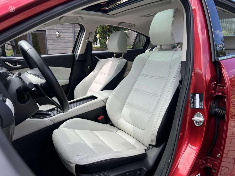 Sarkans Mazda 6 2016 Kėdainiai, ar dzinēja tilpumu 2.19 L un nobraukumu 197 tūkst. km par 9650 €, foto 26 vietnē AUTOMOTO.COM.LV