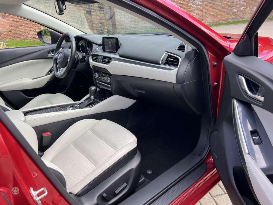 Sarkans Mazda 6 2016 Kėdainiai, ar dzinēja tilpumu 2.19 L un nobraukumu 197 tūkst. km par 9650 €, foto 30 vietnē AUTOMOTO.COM.LV
