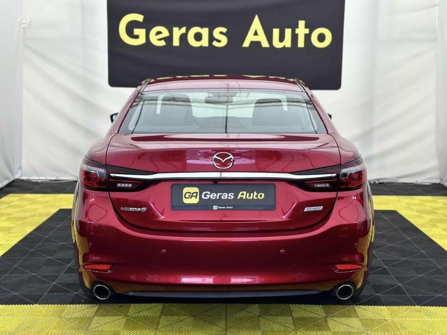 Sarkans Mazda 6 2018 Viļņa, ar dzinēja tilpumu 2.00 L un nobraukumu 97 tūkst. km par 15950 €, foto 5 vietnē AUTOMOTO.COM.LV