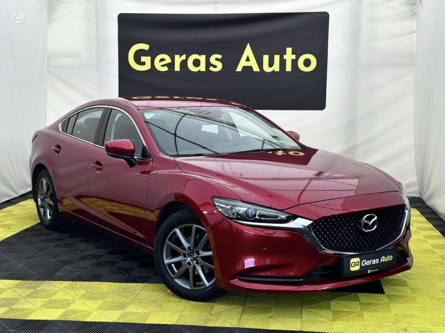 Red Mazda 6 2018 in Vilnius, with an engine capacity of 2.00 L and mileage of 97 thousand km for 15700 €, photo 3 on AUTOMOTO.COM.LV