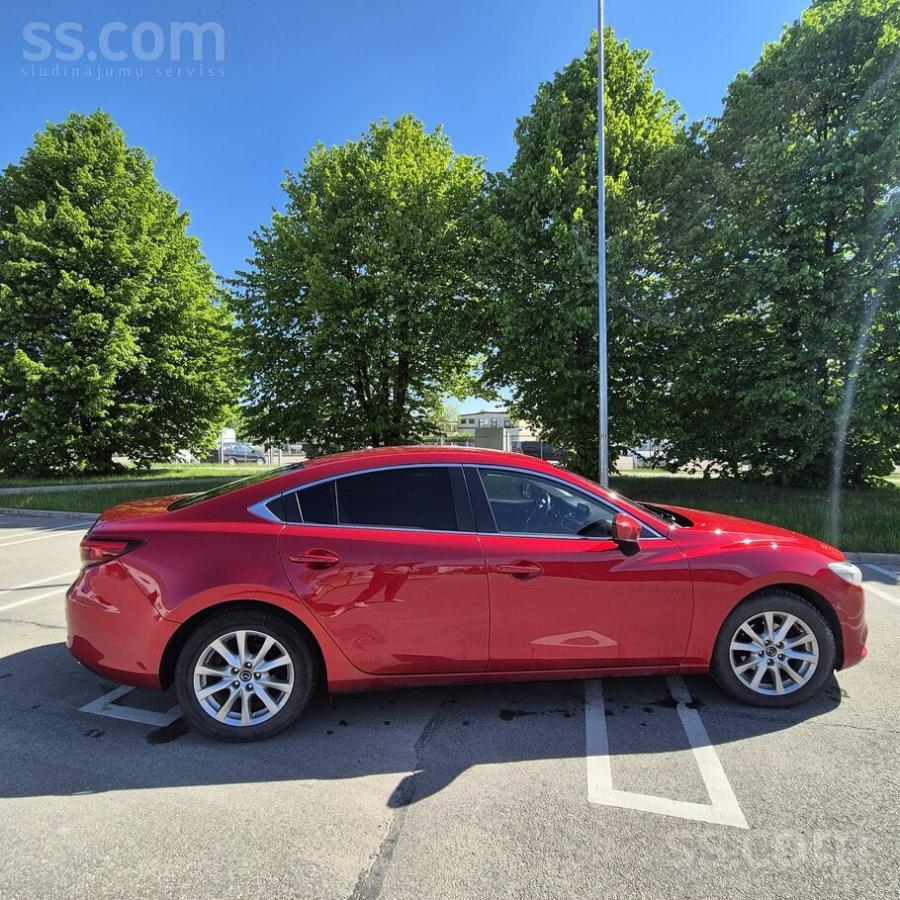Red Mazda 6 2018 in Riga, with an engine capacity of 2.20 L and mileage of 132 thousand km for 12500 €, photo 3 on AUTOMOTO.COM.LV