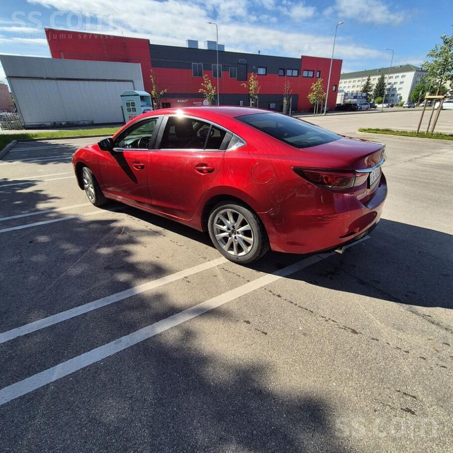 Red Mazda 6 2018 in Riga, with an engine capacity of 2.20 L and mileage of 132 thousand km for 12500 €, photo 5 on AUTOMOTO.COM.LV