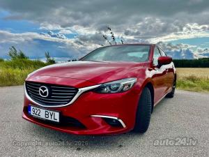 Red Mazda 6 2018 in Tartu, with an engine capacity of 2.00 L and mileage of 107 thousand km for 16399 €, photo  on AUTOMOTO.COM.LV