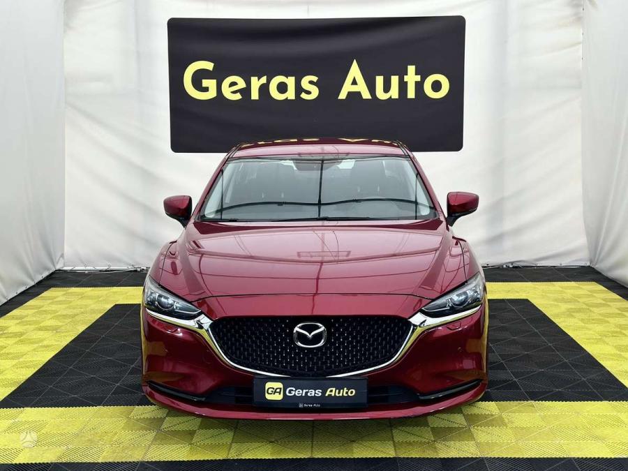 Red Mazda 6 2018 in Vilnius, with an engine capacity of 2.00 L and mileage of 97 thousand km for 14499 €, photo 8 on AUTOMOTO.COM.LV