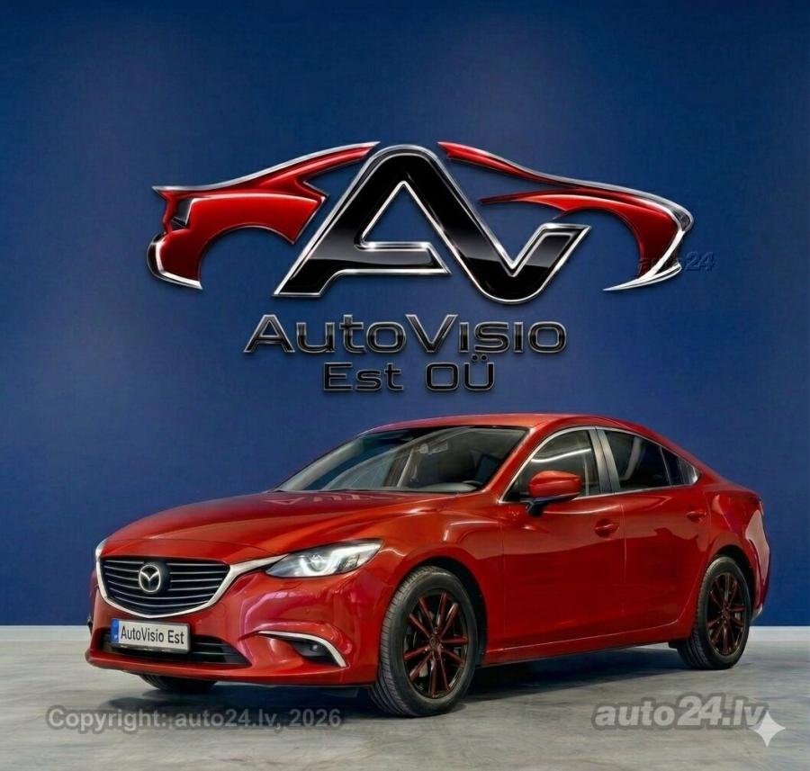 Red Mazda 6 2018 in Tallinn, with an engine capacity of 2.00 L and mileage of 110 thousand km for 15750 €, photo 1 on AUTOMOTO.COM.LV
