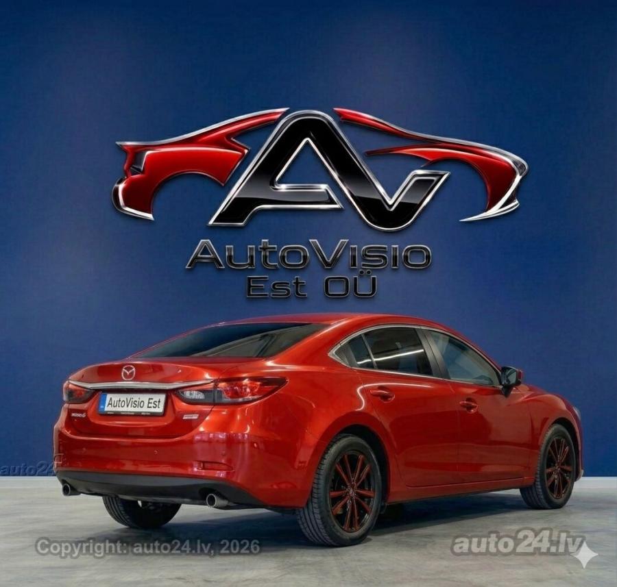 Red Mazda 6 2018 in Tallinn, with an engine capacity of 2.00 L and mileage of 110 thousand km for 15750 €, photo 5 on AUTOMOTO.COM.LV