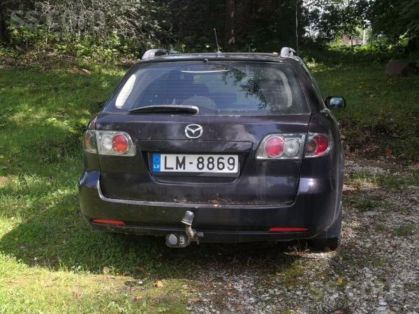 Red Mazda 6 2007 in Madona, with an engine capacity of 2.00 L and mileage of 310 thousand km for 600 €, photo 4 on AUTOMOTO.COM.LV