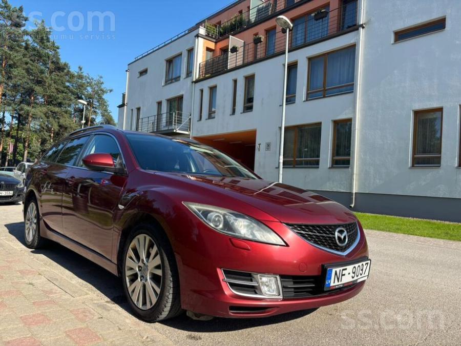 Sarkans Mazda 6 2008 Rīga, ar dzinēja tilpumu 2.00 L un nobraukumu 304 tūkst. km par 2395 €, foto 1 vietnē AUTOMOTO.COM.LV