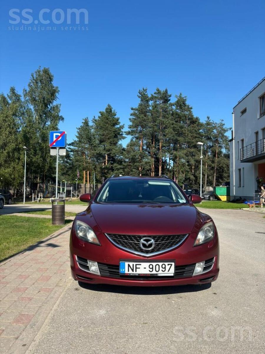 Sarkans Mazda 6 2008 Rīga, ar dzinēja tilpumu 2.00 L un nobraukumu 304 tūkst. km par 2395 €, foto 2 vietnē AUTOMOTO.COM.LV