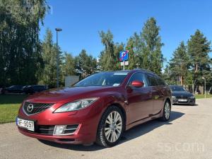 Sarkans Mazda 6 2008 Rīga, ar dzinēja tilpumu 2.00 L un nobraukumu 304 tūkst. km par 2395 €, foto 3 vietnē AUTOMOTO.COM.LV