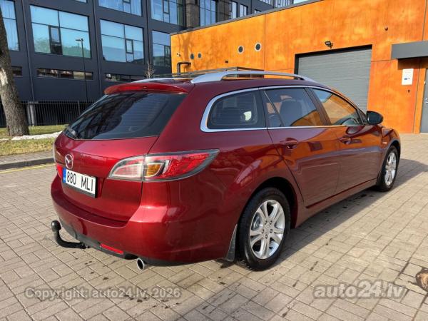 Red Mazda 6 2008 in Tallinn, with an engine capacity of 2.00 L and mileage of 217 thousand km for 3990 €, photo 6 on AUTOMOTO.COM.LV