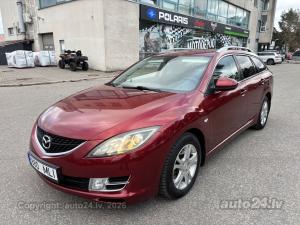 Sarkans Mazda 6 2008 Tallina, ar dzinēja tilpumu 2.00 L un nobraukumu 217 tūkst. km par 3990 €, foto  vietnē AUTOMOTO.COM.LV