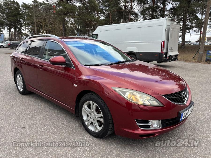 Red Mazda 6 2008 in Tallinn, with an engine capacity of 2.00 L and mileage of 217 thousand km for 3990 €, photo 9 on AUTOMOTO.COM.LV