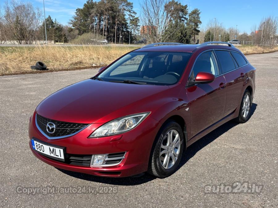 Red Mazda 6 2008 in Tallinn, with an engine capacity of 2.00 L and mileage of 217 thousand km for 3990 €, photo 1 on AUTOMOTO.COM.LV