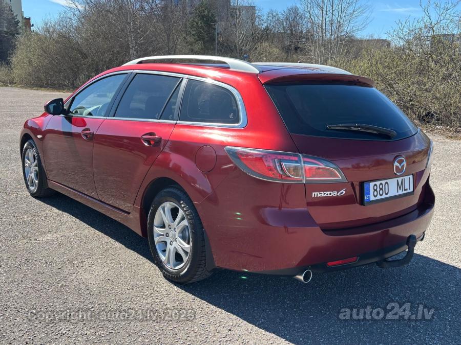 Red Mazda 6 2008 in Tallinn, with an engine capacity of 2.00 L and mileage of 217 thousand km for 3990 €, photo 5 on AUTOMOTO.COM.LV