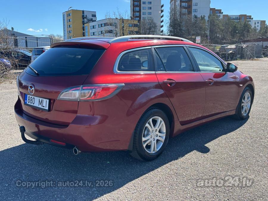 Red Mazda 6 2008 in Tallinn, with an engine capacity of 2.00 L and mileage of 217 thousand km for 3990 €, photo 7 on AUTOMOTO.COM.LV