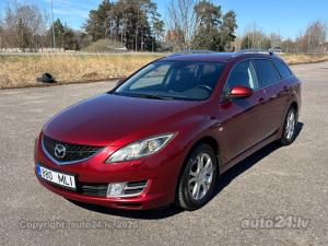 Sarkans Mazda 6 2008 Tallina, ar dzinēja tilpumu 2.00 L un nobraukumu 217 tūkst. km par 3990 €, foto  vietnē AUTOMOTO.COM.LV
