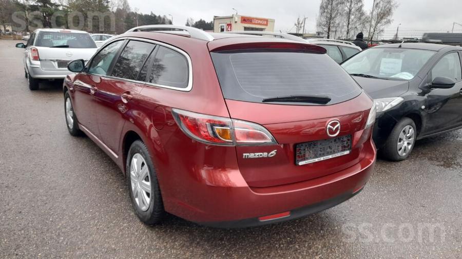Sarkans Mazda 6 2009 Rīga, ar dzinēja tilpumu 1.80 L un nobraukumu 265 tūkst. km par 3700 €, foto 6 vietnē AUTOMOTO.COM.LV