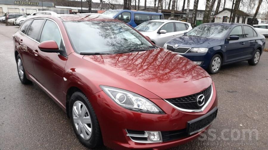 Sarkans Mazda 6 2009 Rīga, ar dzinēja tilpumu 1.80 L un nobraukumu 265 tūkst. km par 3700 €, foto 10 vietnē AUTOMOTO.COM.LV
