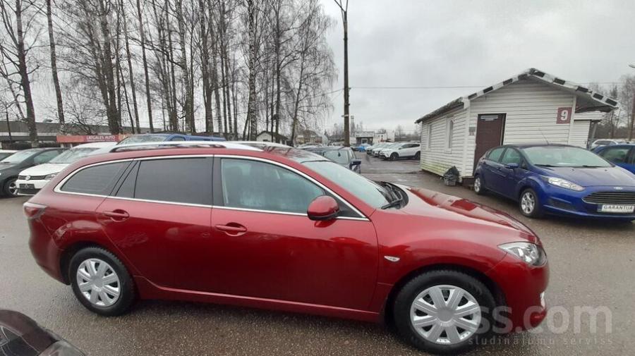 Sarkans Mazda 6 2009 Rīga, ar dzinēja tilpumu 1.80 L un nobraukumu 265 tūkst. km par 3700 €, foto 11 vietnē AUTOMOTO.COM.LV