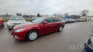 Sarkans Mazda 6 2009 Rīga, ar dzinēja tilpumu 1.80 L un nobraukumu 265 tūkst. km par 3700 €, foto 12 vietnē AUTOMOTO.COM.LV