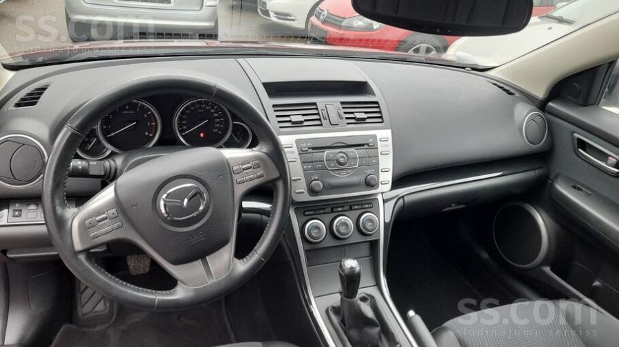 Sarkans Mazda 6 2009 Rīga, ar dzinēja tilpumu 1.80 L un nobraukumu 265 tūkst. km par 3700 €, foto 17 vietnē AUTOMOTO.COM.LV