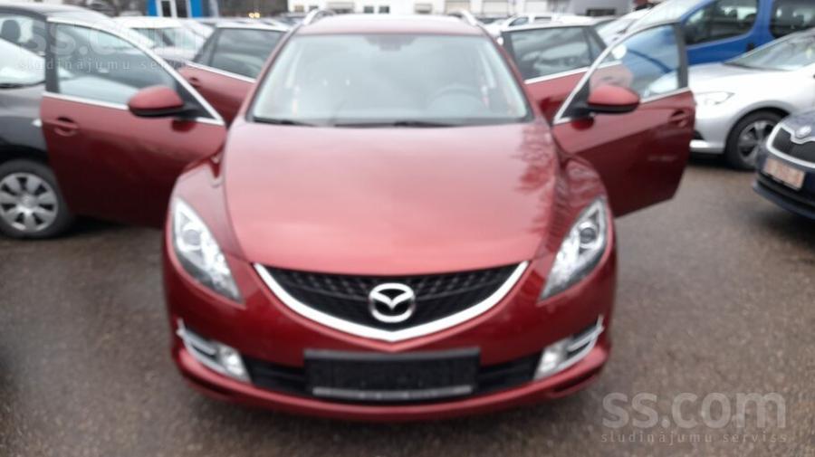 Sarkans Mazda 6 2009 Rīga, ar dzinēja tilpumu 1.80 L un nobraukumu 265 tūkst. km par 3700 €, foto 26 vietnē AUTOMOTO.COM.LV